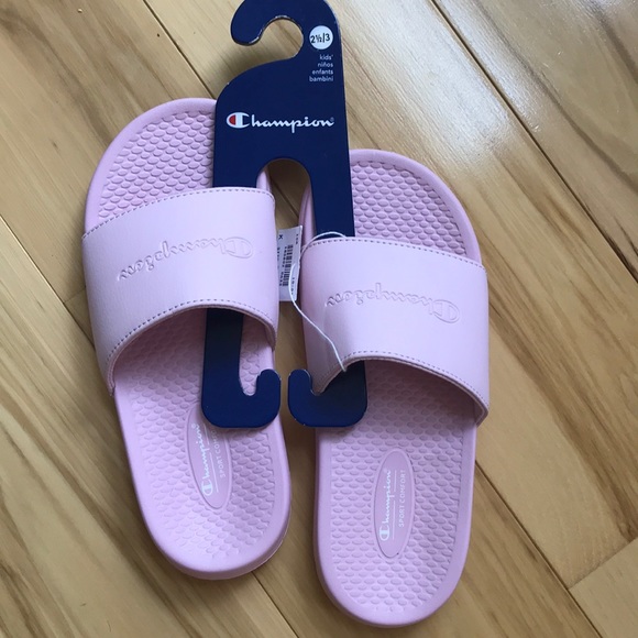 Champion | Shoes | On Trend Pink Champion Slide | Poshmark